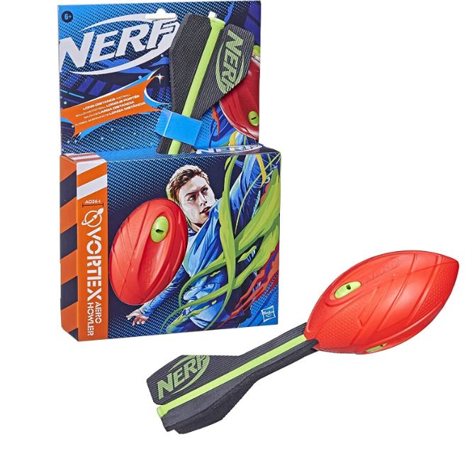 NERF Vortex Aero Howler Foam Ball – Classic Long-Distance Football ...